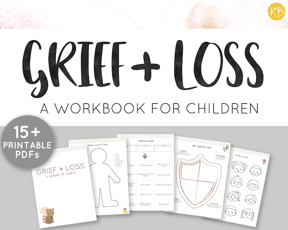 Grief Loss Workbook for Children | Etsy