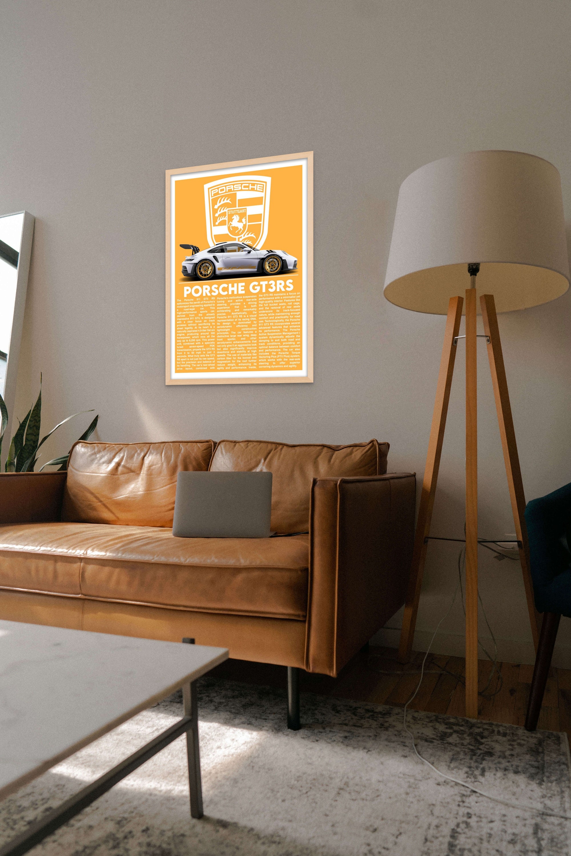 Porsche 911 GT3RS Digital Poster Print Download Wall Modern Home Art ...