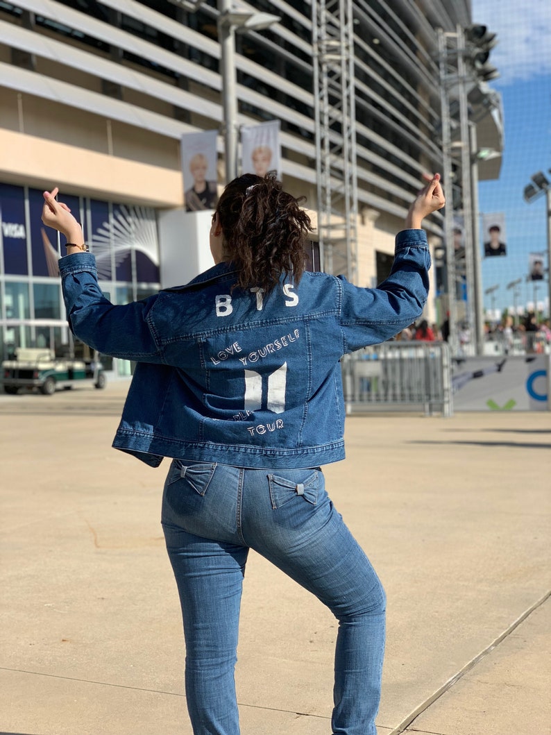 BTS Jean Jacket - Etsy