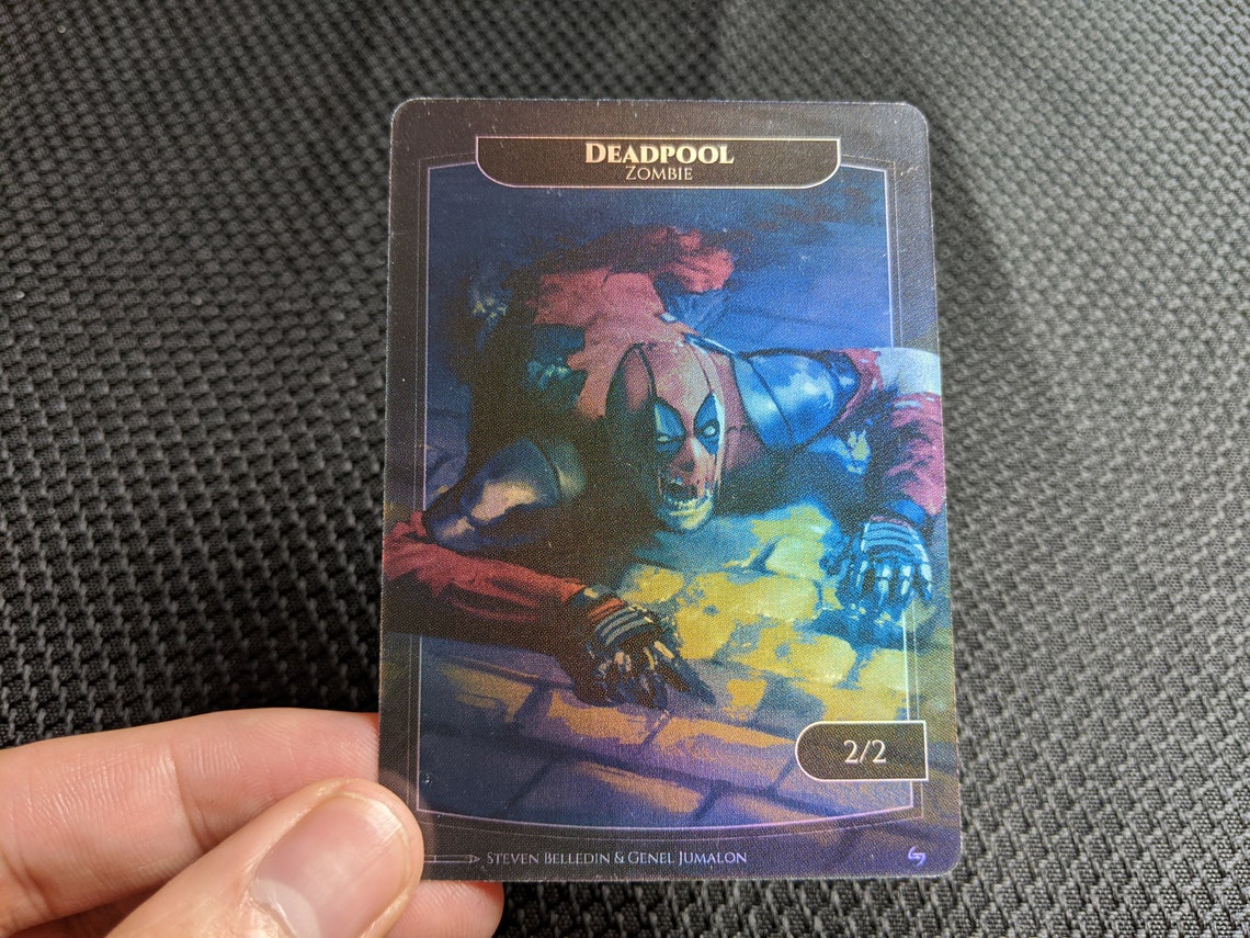 MTG Foil Token Series Deadpool | Etsy