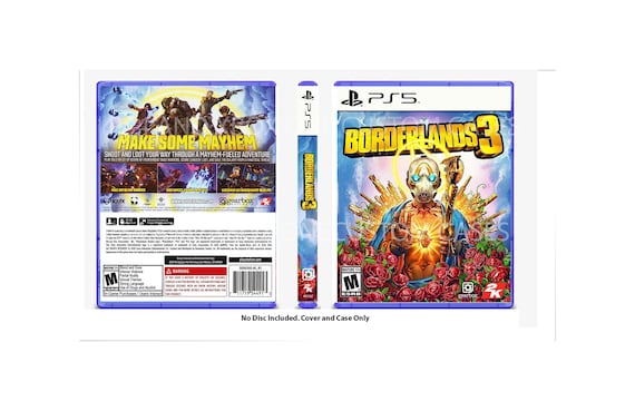 Custom Replacement Case Borderlands 3 NO DISC PS5 | Etsy