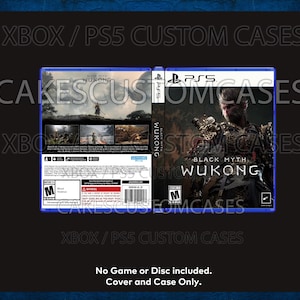 Custom Replacement Case Black Myth Wukong Standard or Deluxe - No Game ...