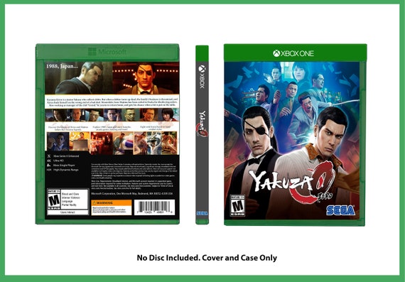 Custom Replacement Case Yakuza 0 NO DISC XBOX - Etsy