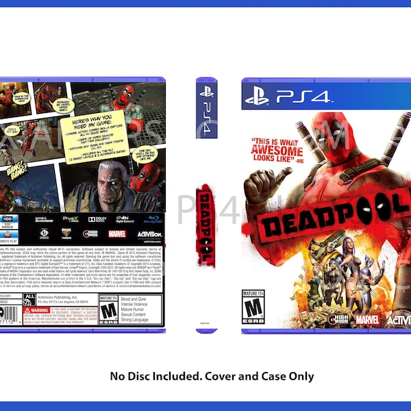 Deadpool Case Video Games - Etsy