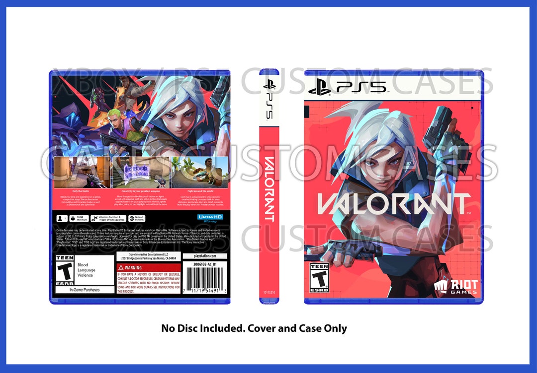 Custom Replacement Xbox Case Valorant NO DISC PS5 - Etsy