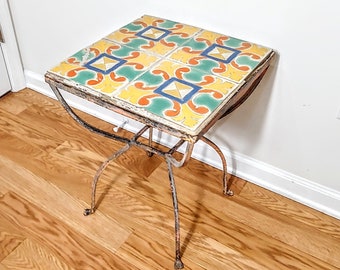 California Tile Top Table - Etsy