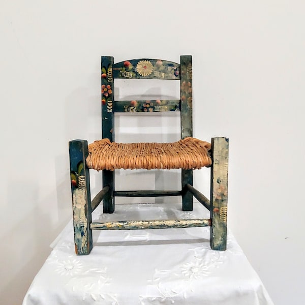 Mexico Painted Chair - Etsy