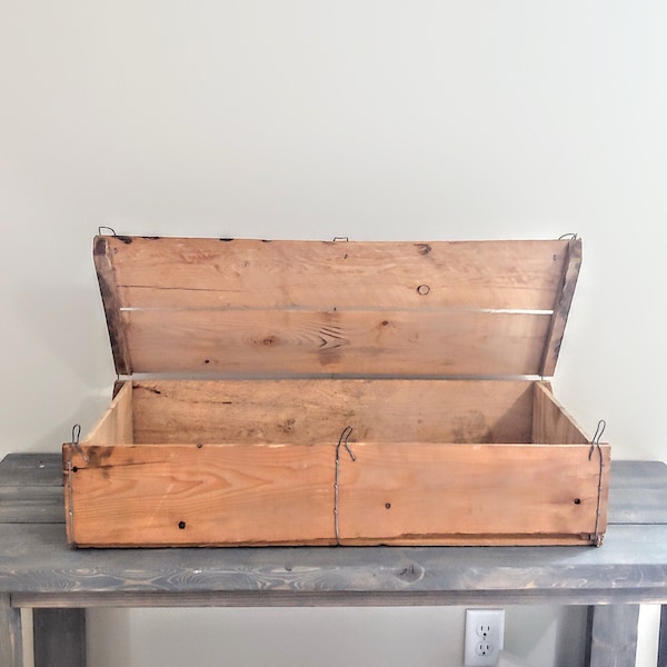 Old Wood Crate - Etsy
