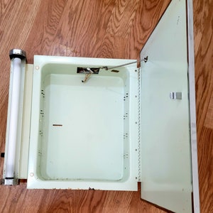 Vintage MCM Miami Carey Chrome Recessed Wall Mirror Medicine Cabinet ...