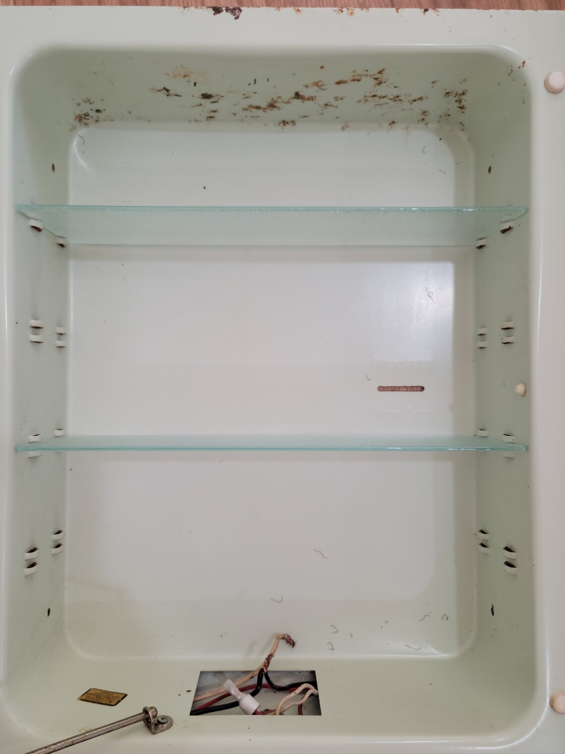 Vintage MCM Miami Carey Chrome Recessed Wall Mirror Medicine Cabinet ...