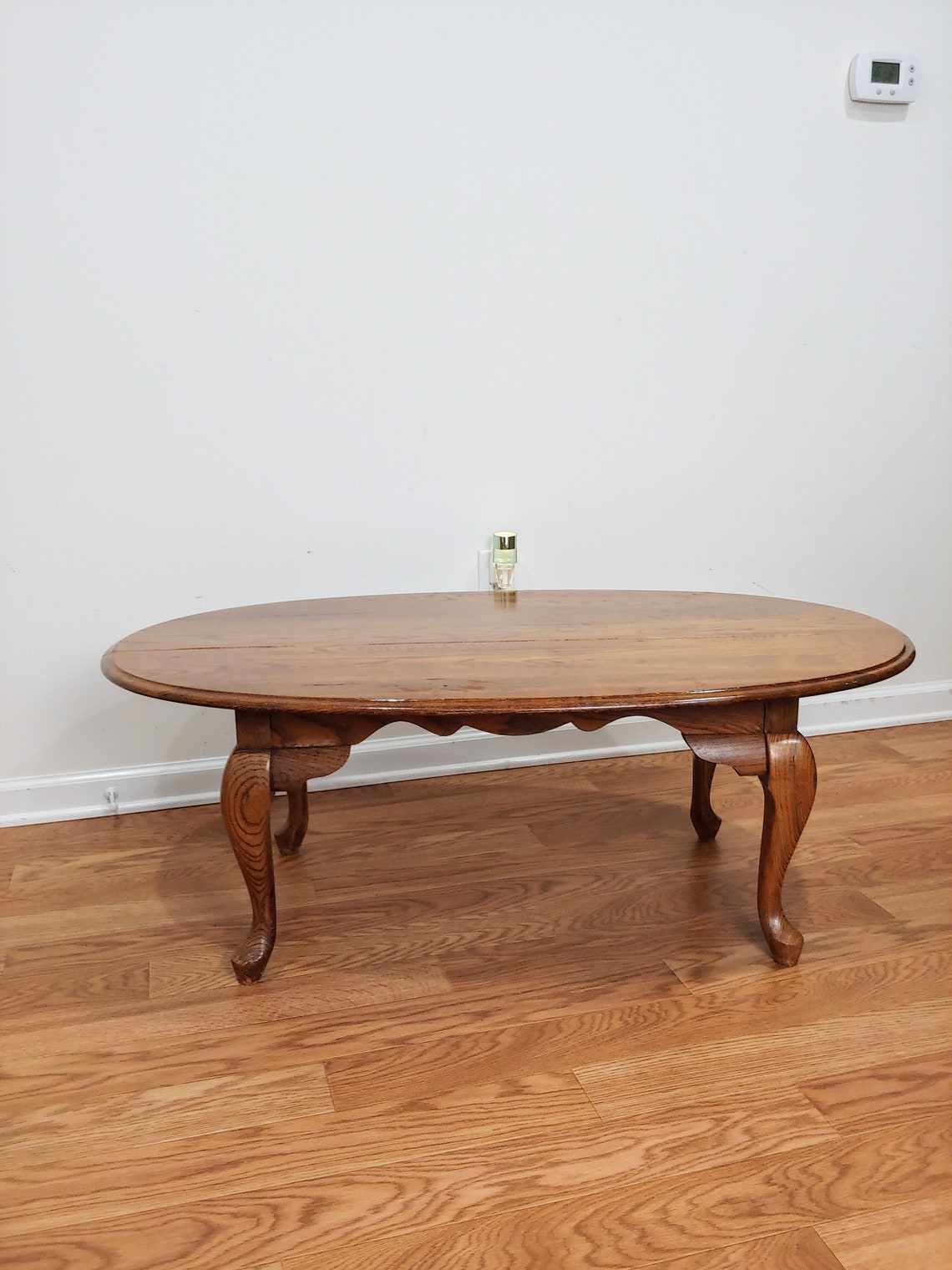 Queen Anne Style Coffee Table Oval Coffee Table Wood Table Local Pick ...
