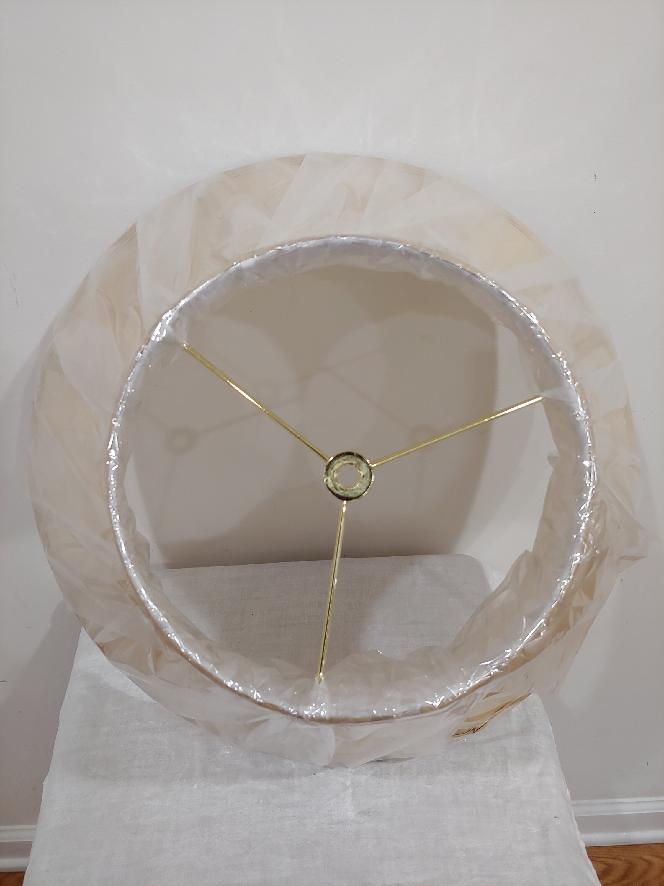 Bell Shaped Lamp Shade Vintage Lamp Shade Vertical Piping Lampshade ...