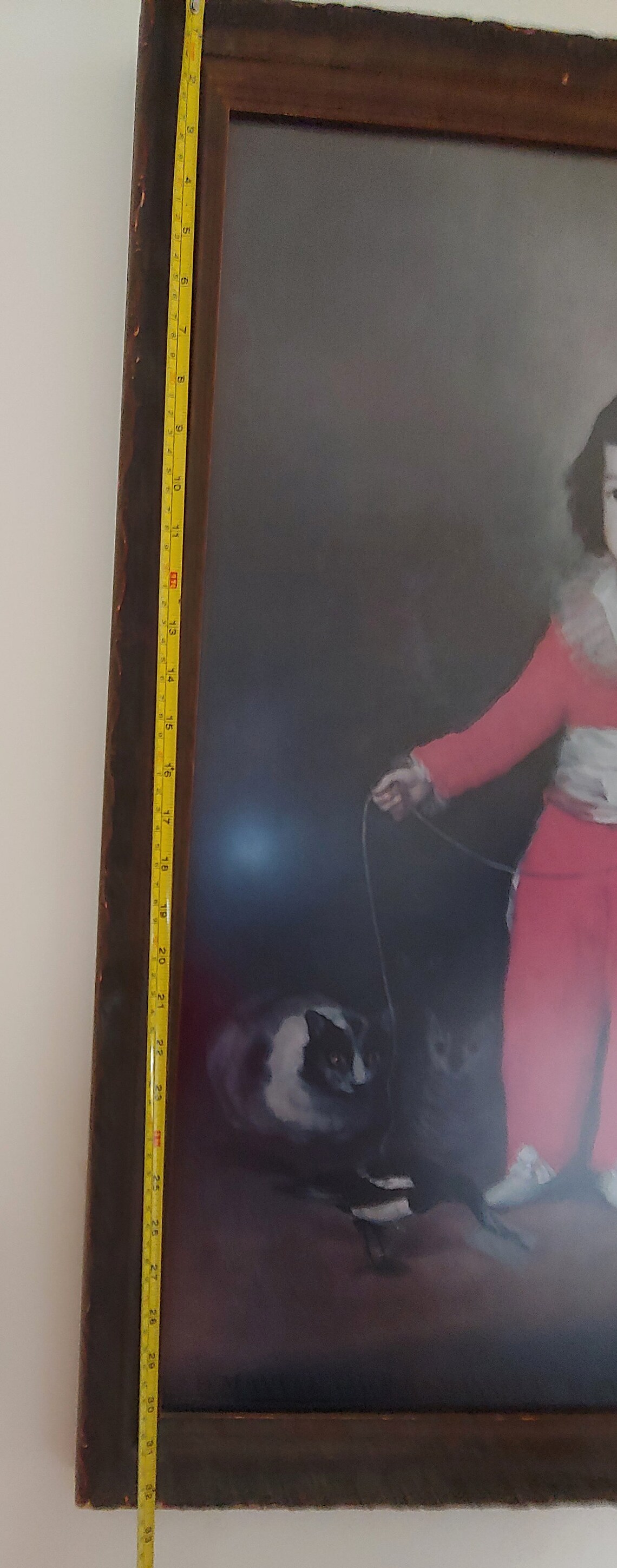 Large Vintage Framed Picture Print Manuel Osorio Manrique De | Etsy