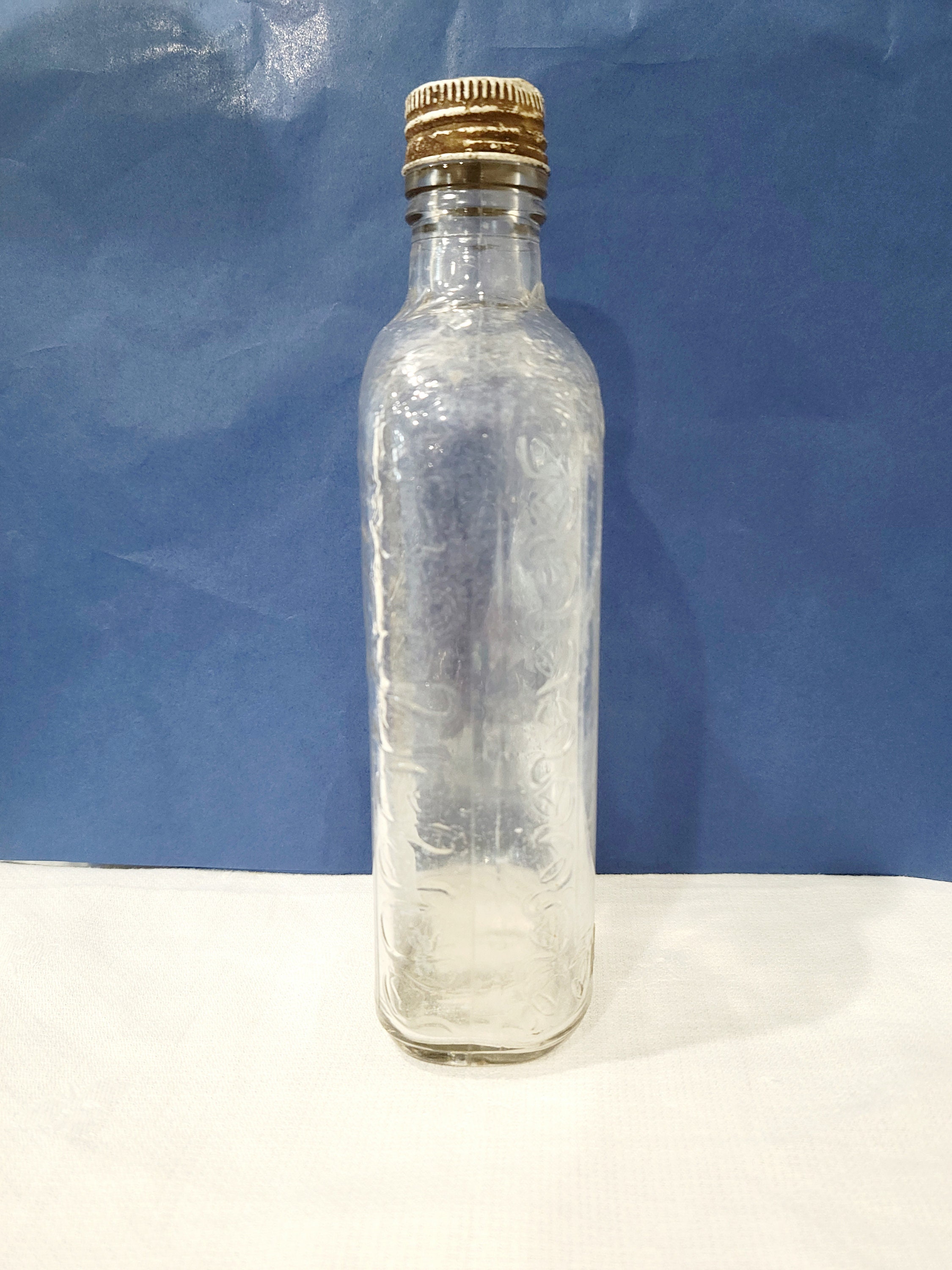 Vintage Golden Wedding Pure Rye Whiskey Glass Bottle With Original Top ...