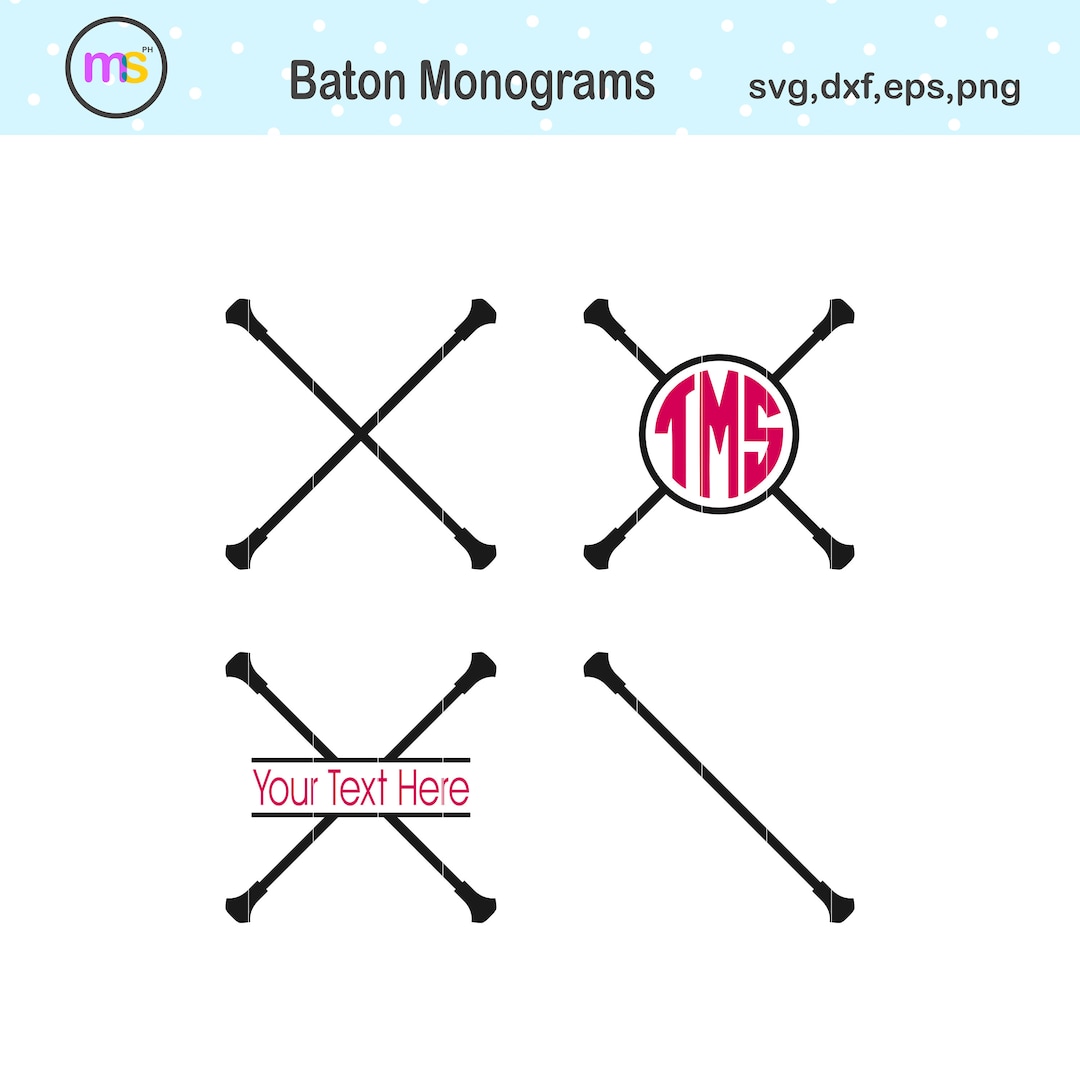 Baton Svg Baton Clip Art Baton Twirling Svg Baton Monogram - Etsy Portugal