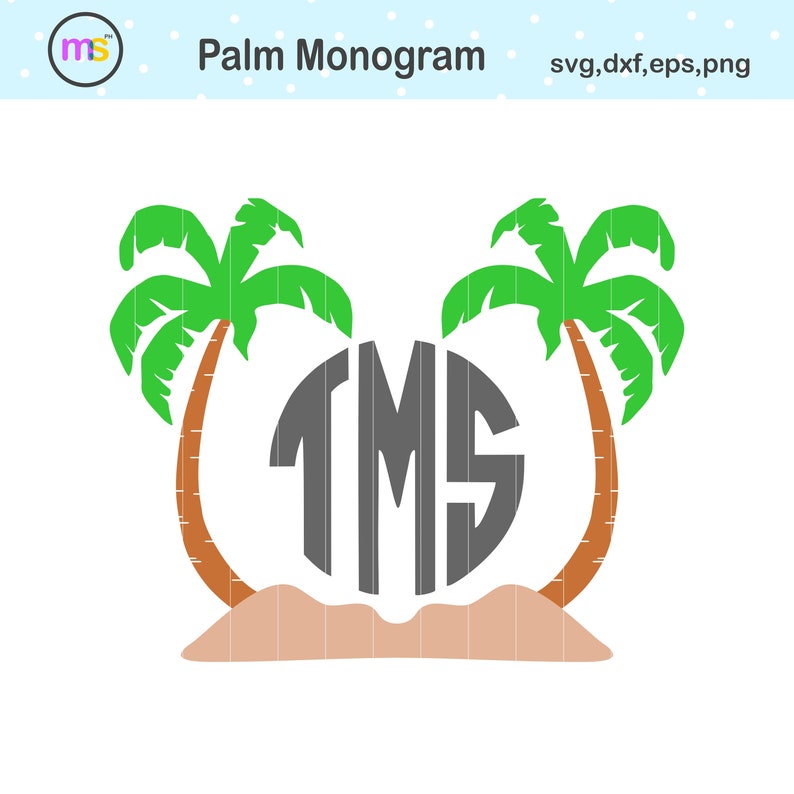 Palm Monogram Svg Palm Tree Monogram Svg Palm Svg Coconut | Etsy Palm Monogram Svg Palm Tree Monogram Svg Palm Svg Coconut | Etsy