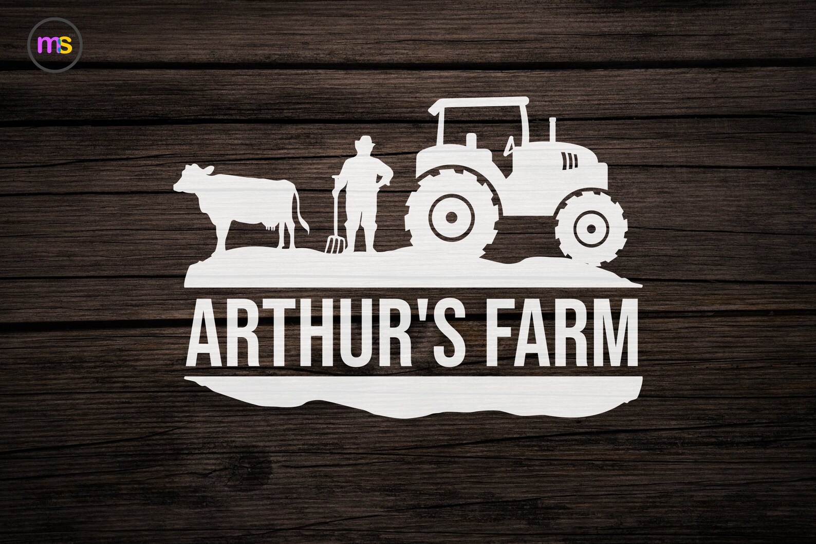 Farm Split Monogram Svg Farm Monogram Svg Farmer Monogram | Etsy