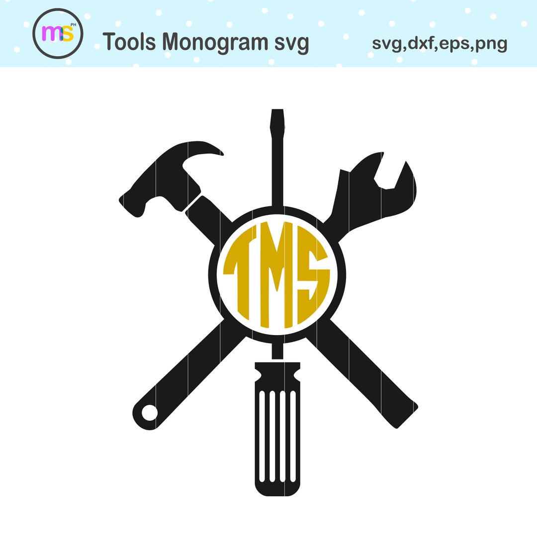 Tool Svg Tool Clip Art Tool Monogram Svg Tool Graphics Svg - Etsy Israel