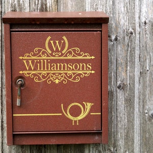 Mailbox Monogram Svg, Mailbox Split Monogram Svg, Mailbox Monogram ...