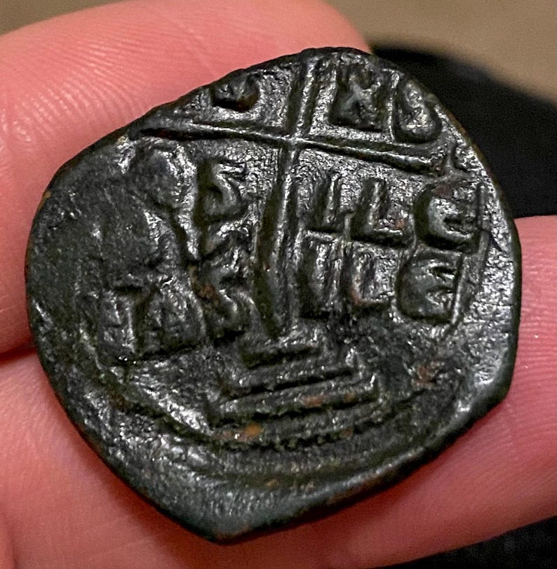 Jesus Christ Genuine Ancient Byzantine Bronze Follis - Christ Holding Gospels, (jesus King of ...