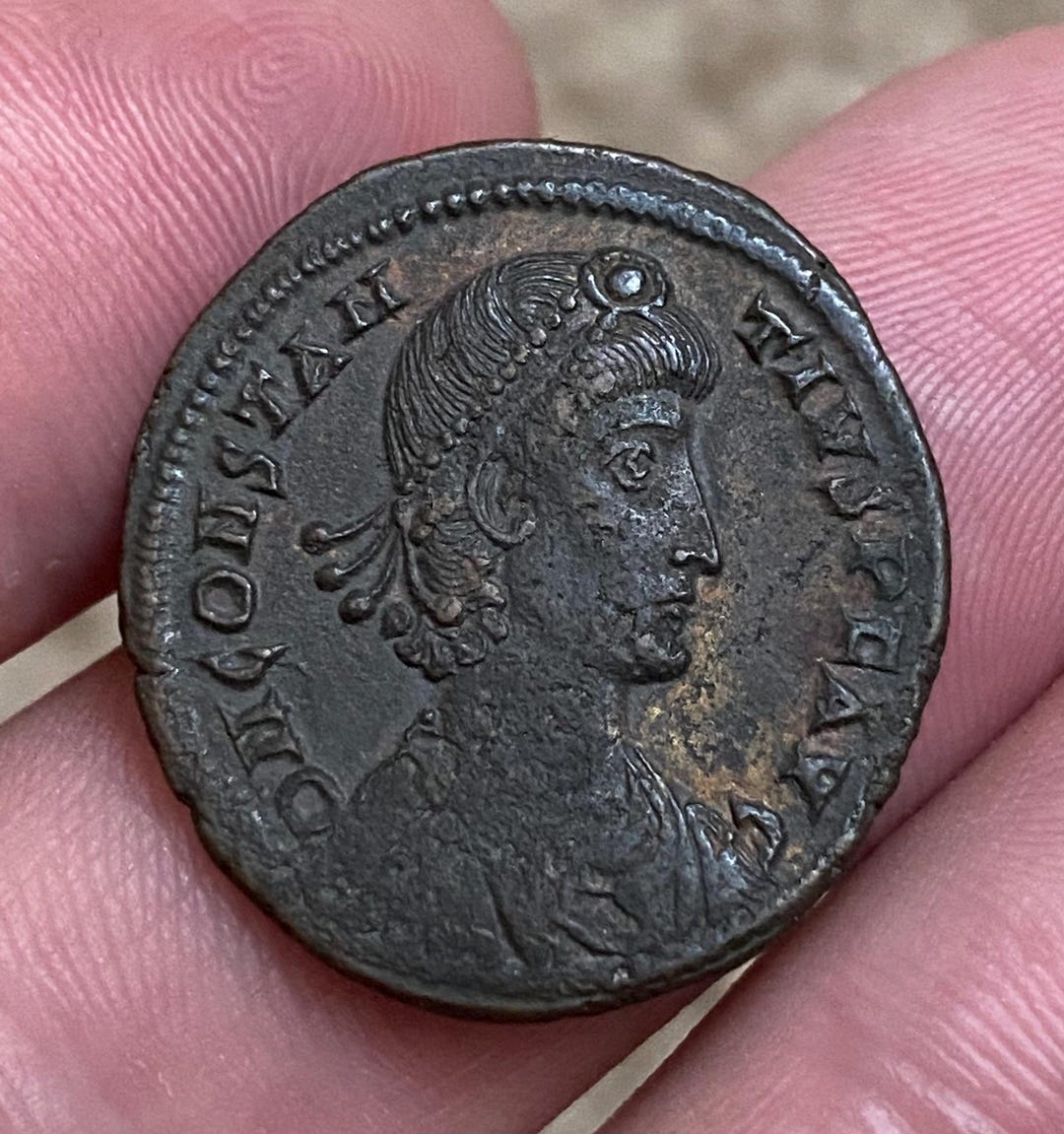 Constantius II (AD 351-355) Genuine Ancient Bronze Centenionalis - Rare ...