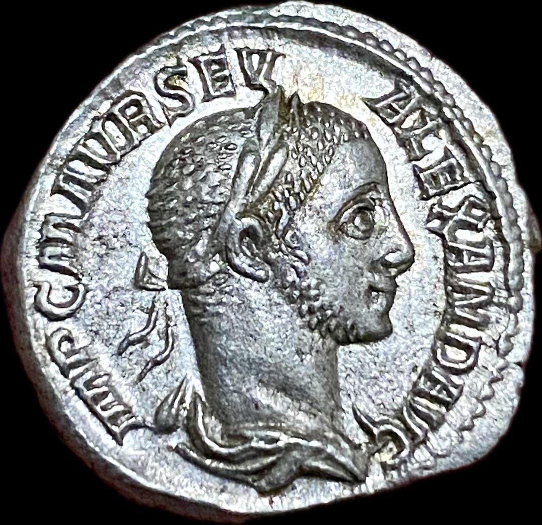 Ancient Roman Silver Denarius Severus Alexander (222-235 AD) Mint ...