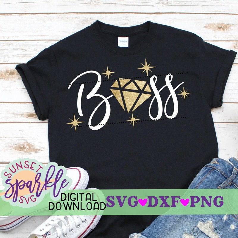 Boss Lady Svg - Etsy