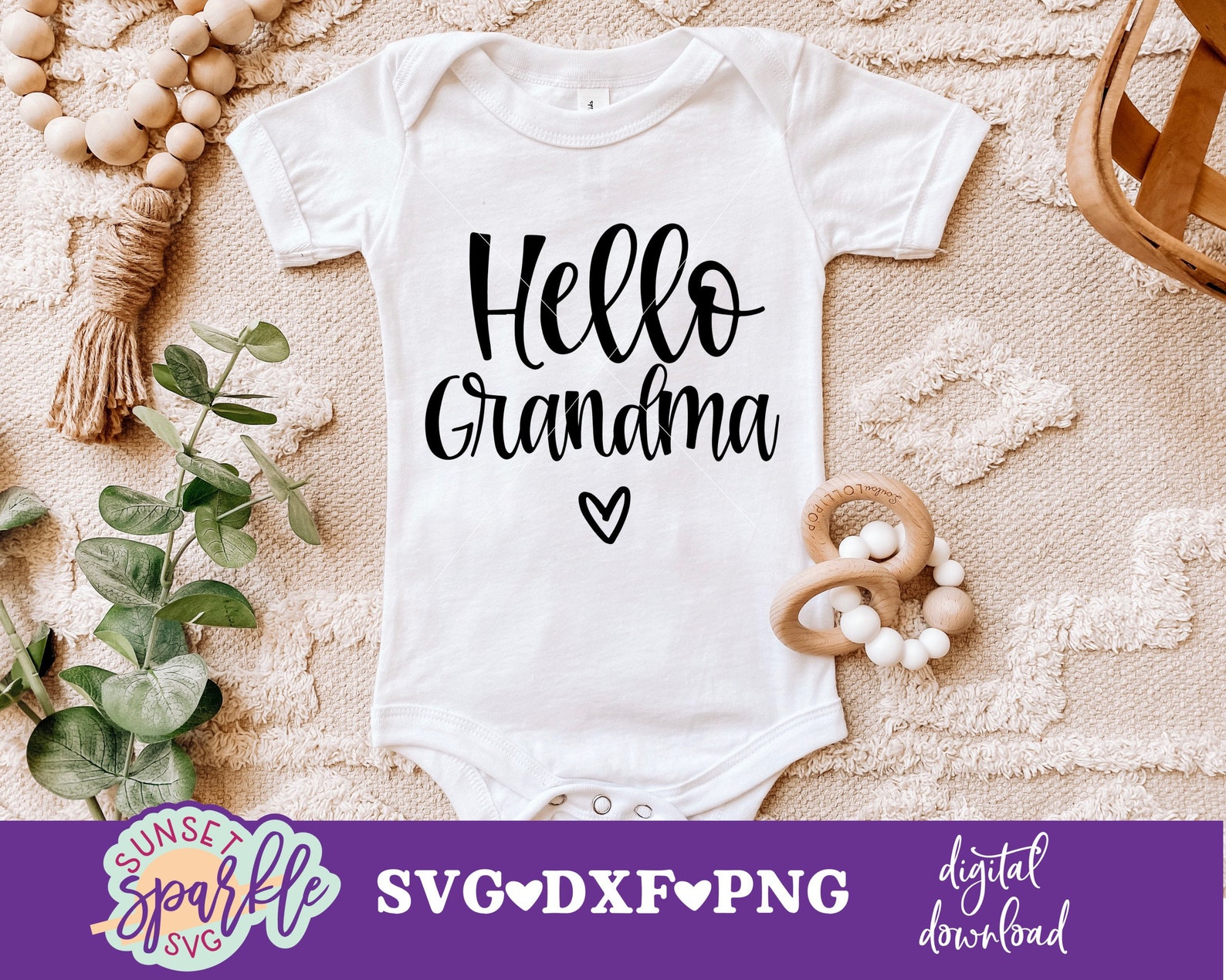 Hello Grandma SVG Baby Announcement Svg Pregnant Svg Dxf - Etsy