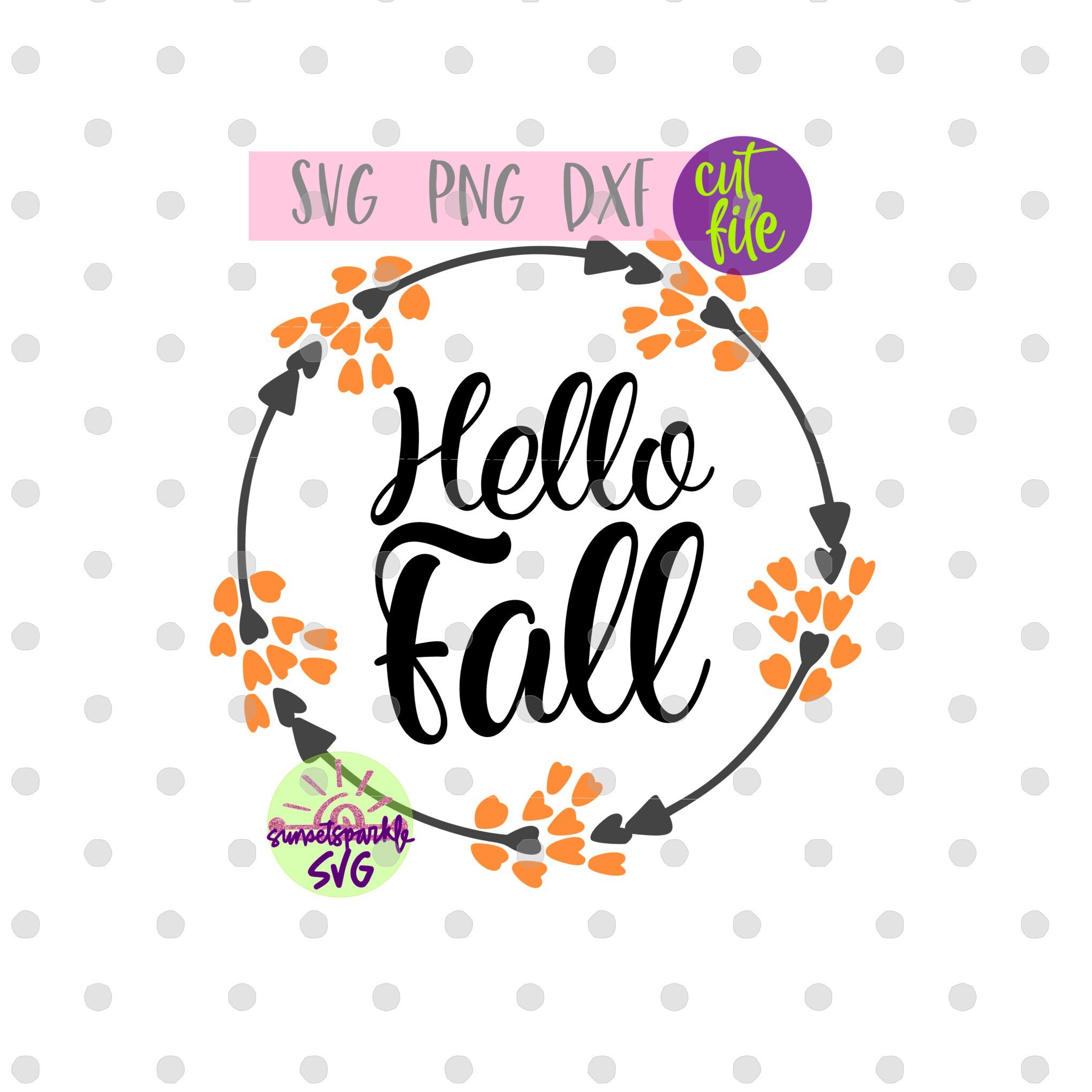 Hello Fall Svg Fall Svg Dxf Png Home Svg for Cricut and - Etsy Canada