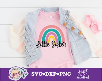 Baby Sister SVG, Sister Svg, Dxf and Png Instant Download, Little ...