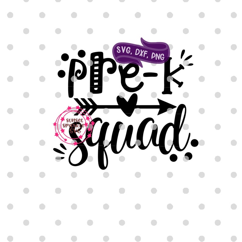 Preschool Squad Svg Preschool Svg Dxf Png Pre K Squad Svg - Etsy
