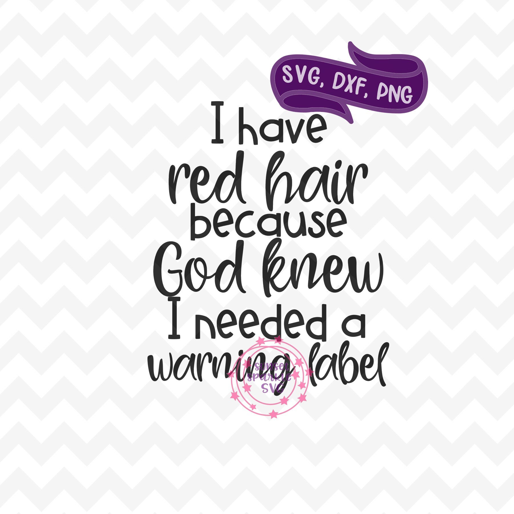 Red Head Svg Red Hair Svg Funny Svg Dxf Png File Instant - Etsy