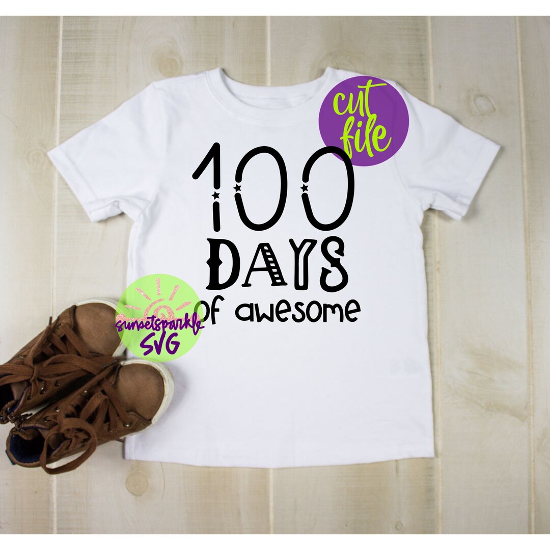 100 Days Svg, 100 Days of School Svg, School Svg, Dxf, Png, 100 Svg for ...