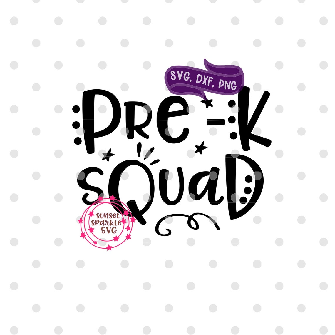 Pre K Squad Svg Preschool Svg Dxf Png Instant Download - Etsy