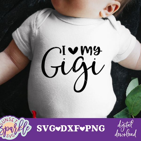 Gigi Svg - Etsy