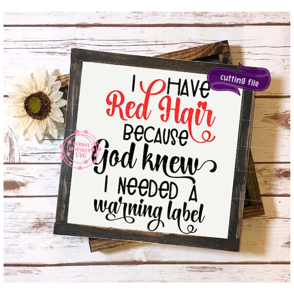 Red Head Svg - Etsy