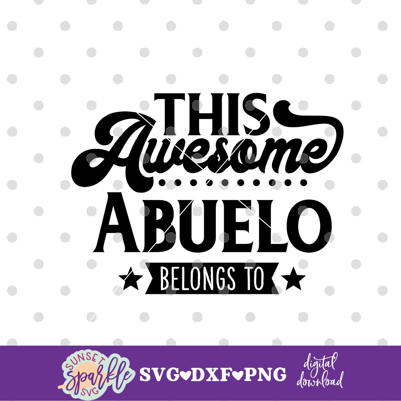 Abuelo svg Este abuelo impresionante pertenece a svg abuelo | Etsy