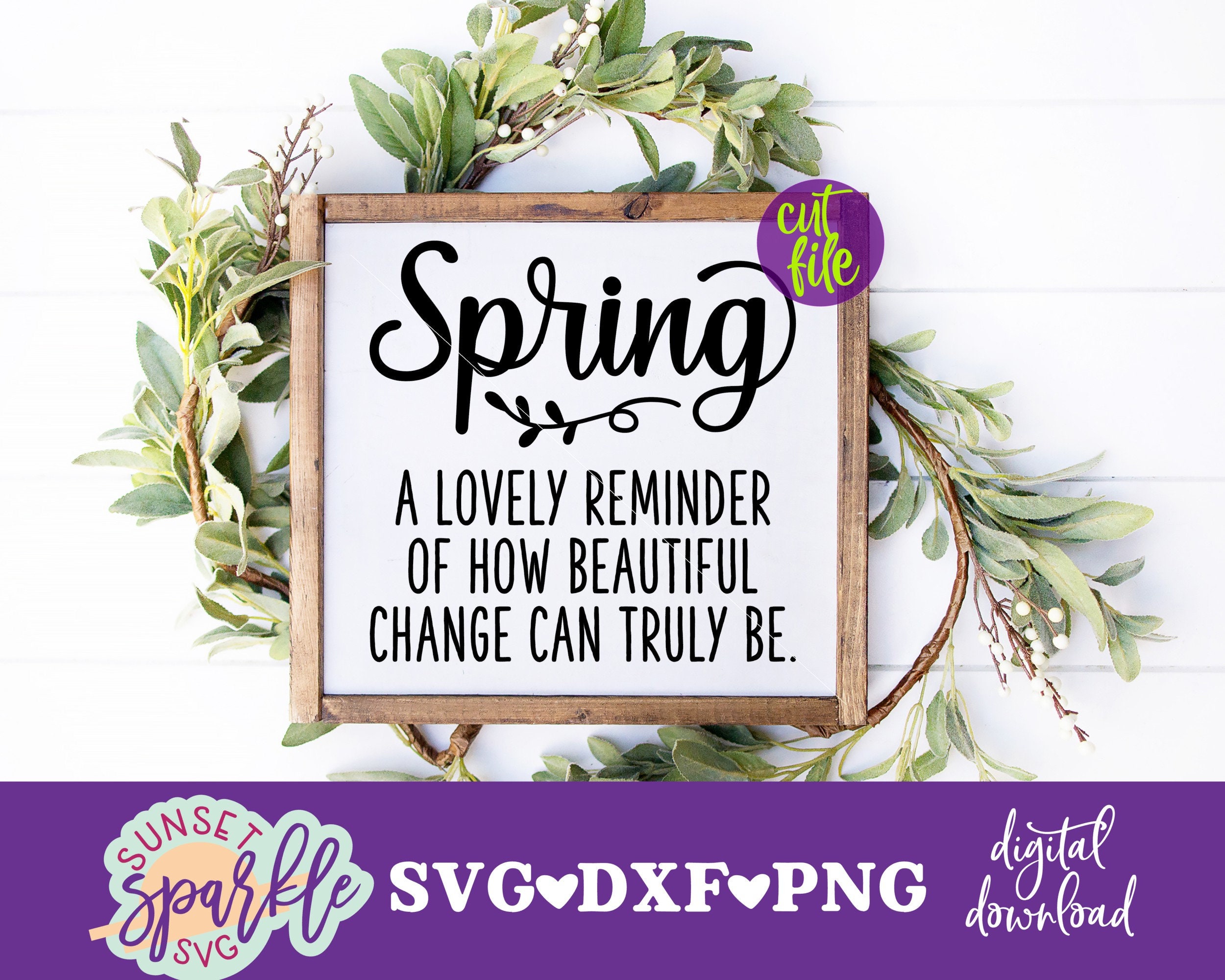 Spring SVG Bundle Spring Bundle Svg Dxf Png Instant - Etsy Canada