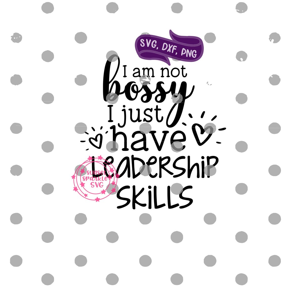 I'm Not Bossy Svg Bossy Svg Dxf Png Office Svg for - Etsy