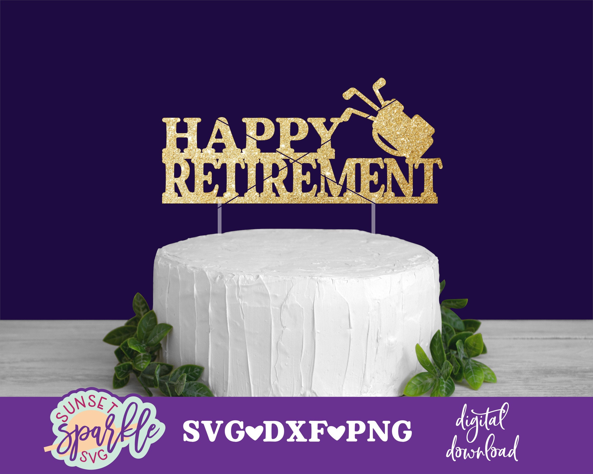 Happy Retirement Svg, Dxf, Png File, Retirement Svg File for Cricut and ...