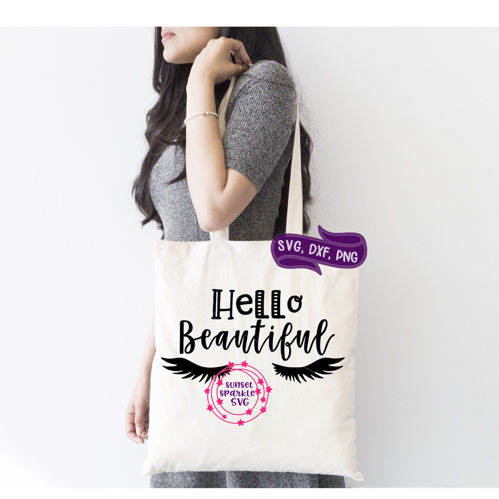 Hello Beautiful Svg Beautiful Svg Dxf Png Instant - Etsy