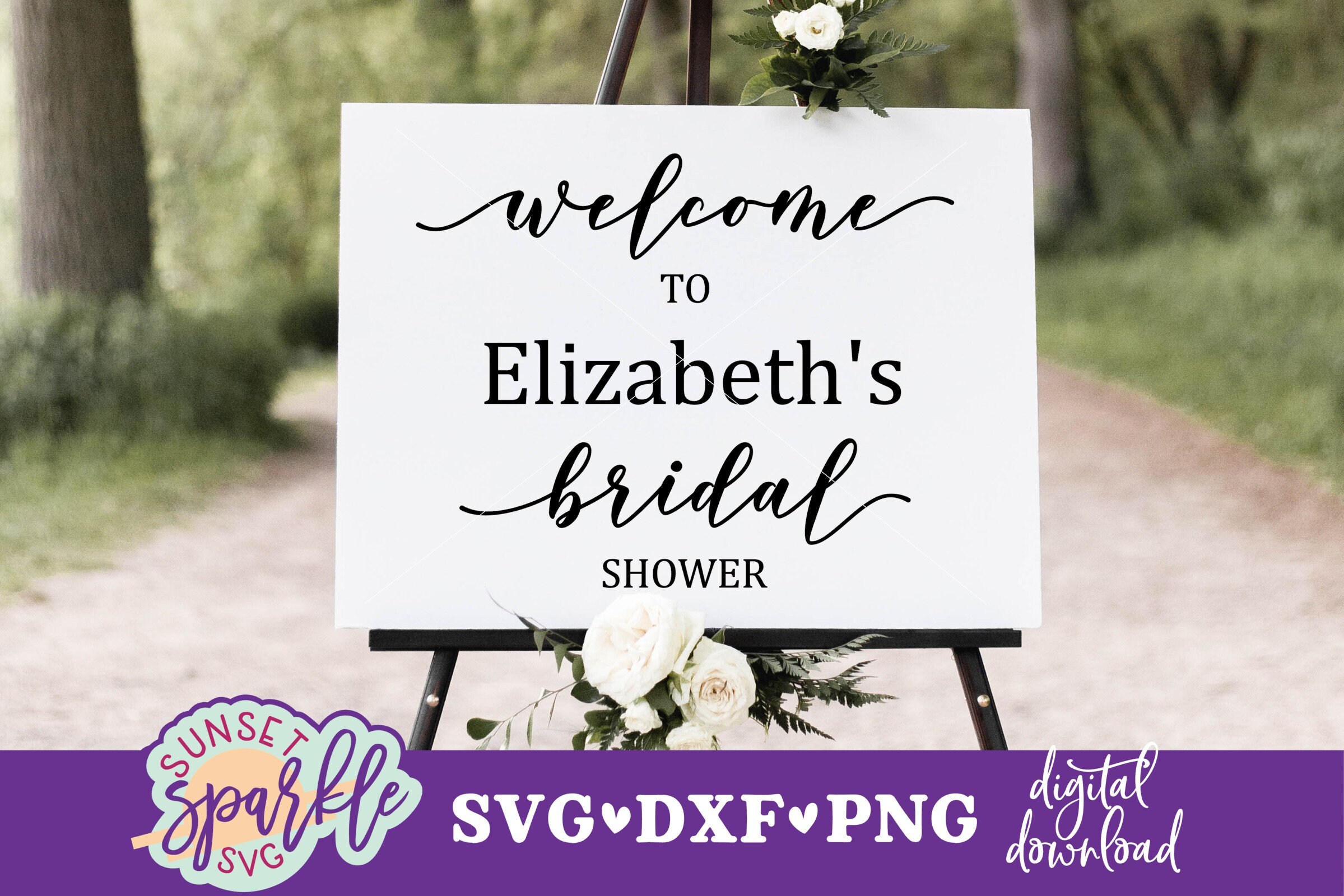 Bridal Shower Sign Svg, Bridal Shower Svg, DIY Bridal Shower Sign Svg ...