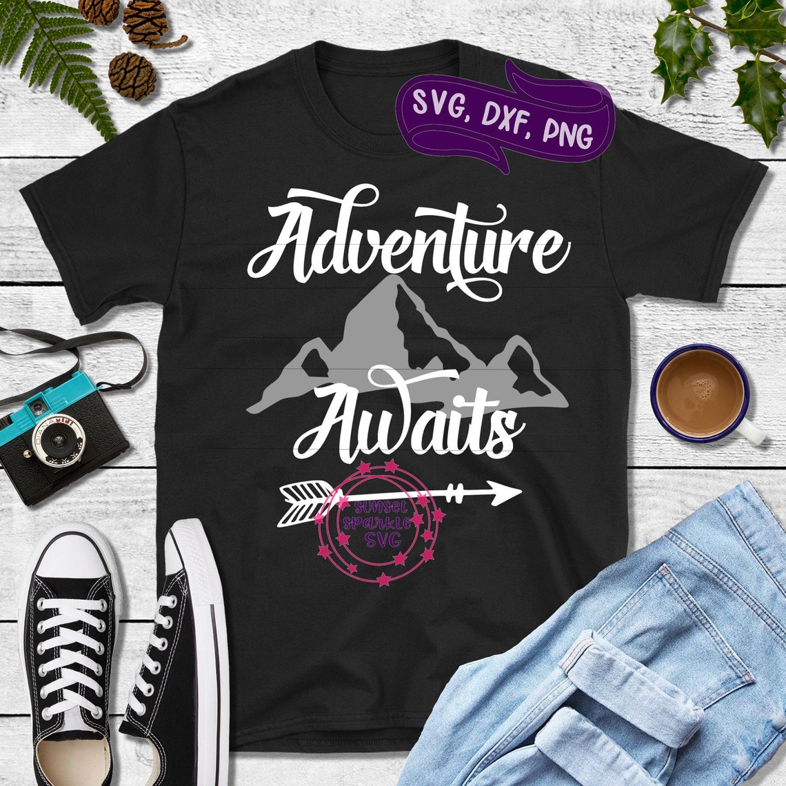 Adventure Awaits Svg Camping Svg Dxf Png Instant Download - Etsy