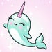 Cute Narwhal Illustration, Printable Narwhal Artwork Download, Girls ...