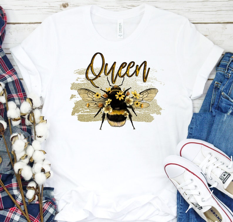 Queen Bee Shirt Queen Bee Tee Bee Tshirt Save the Bees Bee | Etsy
