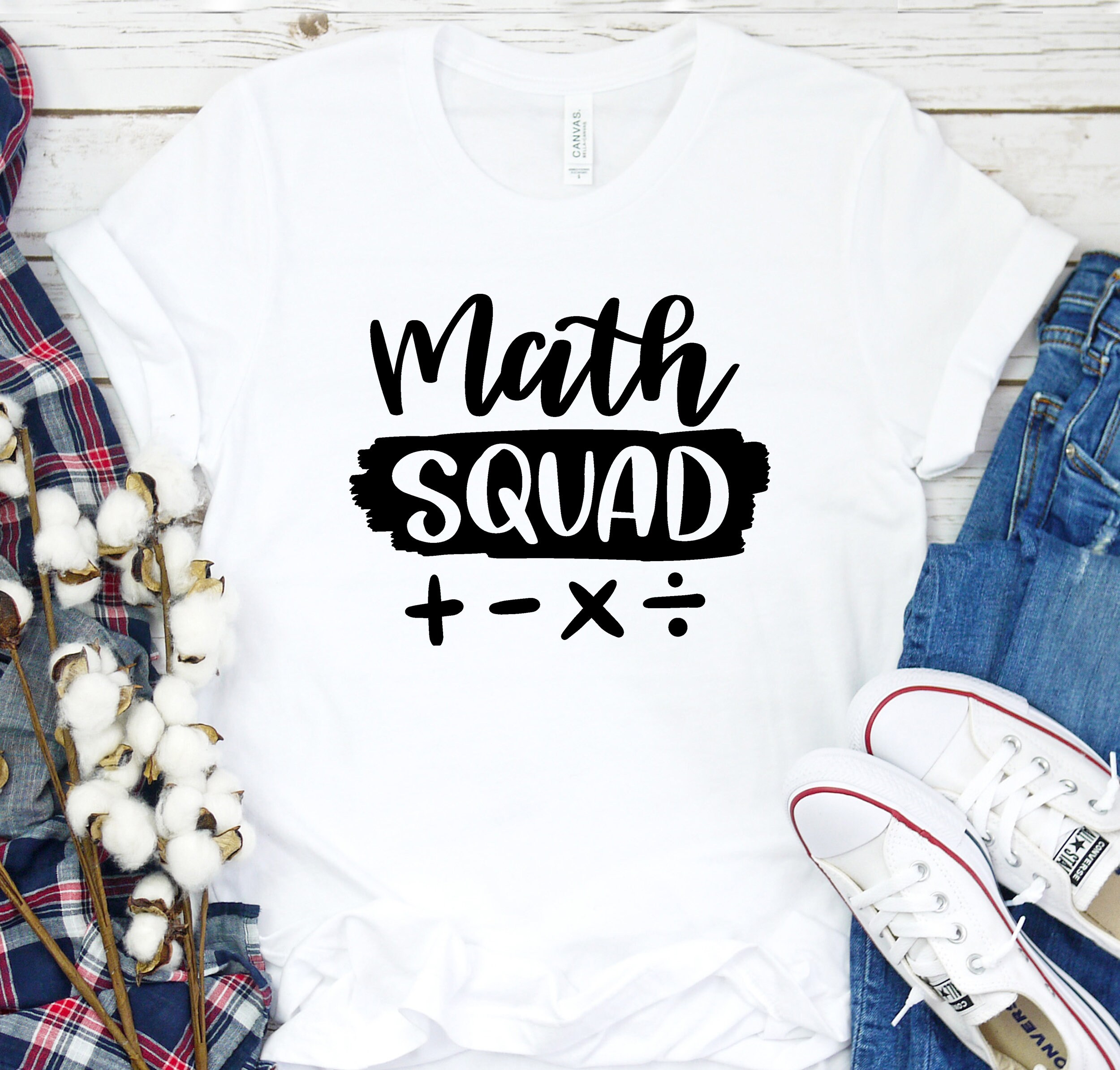 Math Squad Shirt Math Teacher Shirt Mathematics Math Team | Etsy