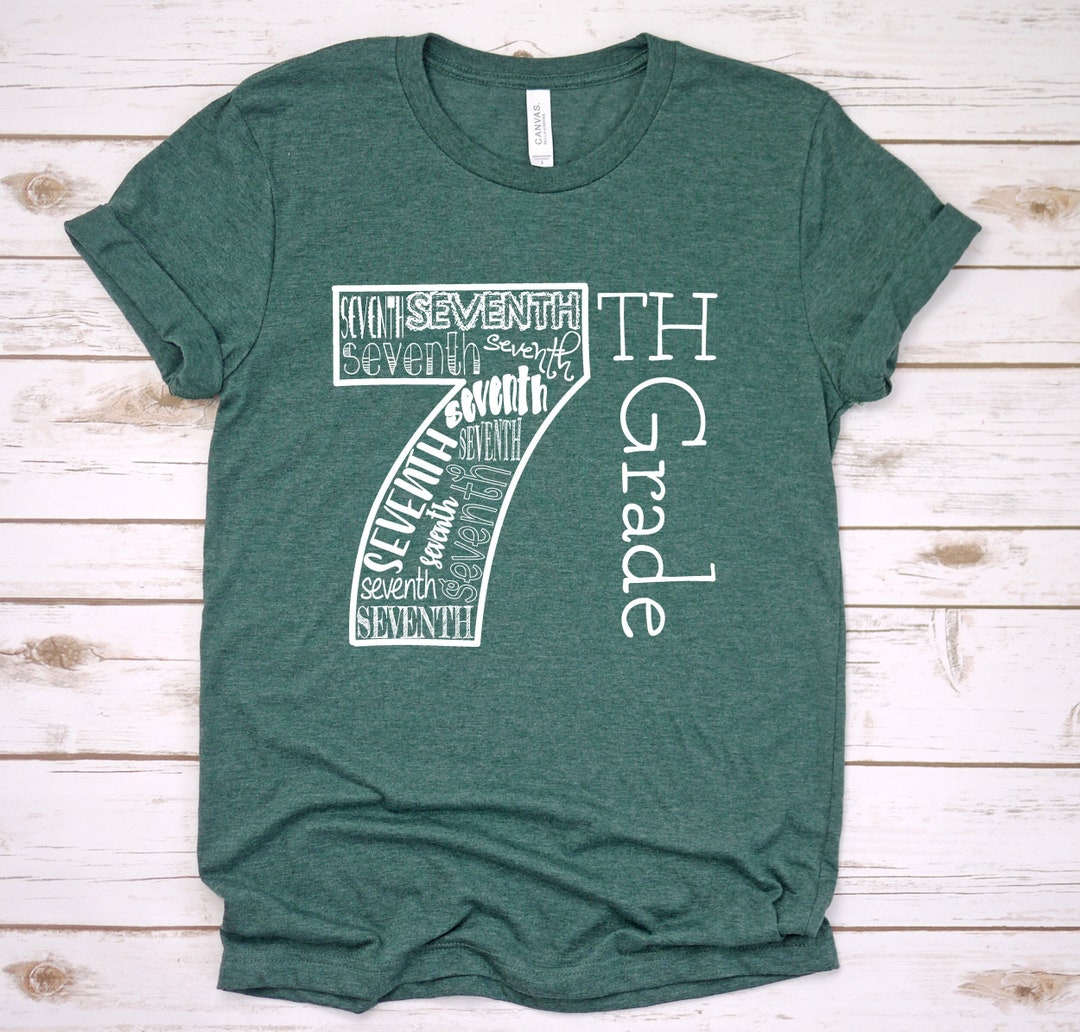 Seventh Grade Shirt ,seventh Grade Teacher Shirt, 7th Grade Shirt ...