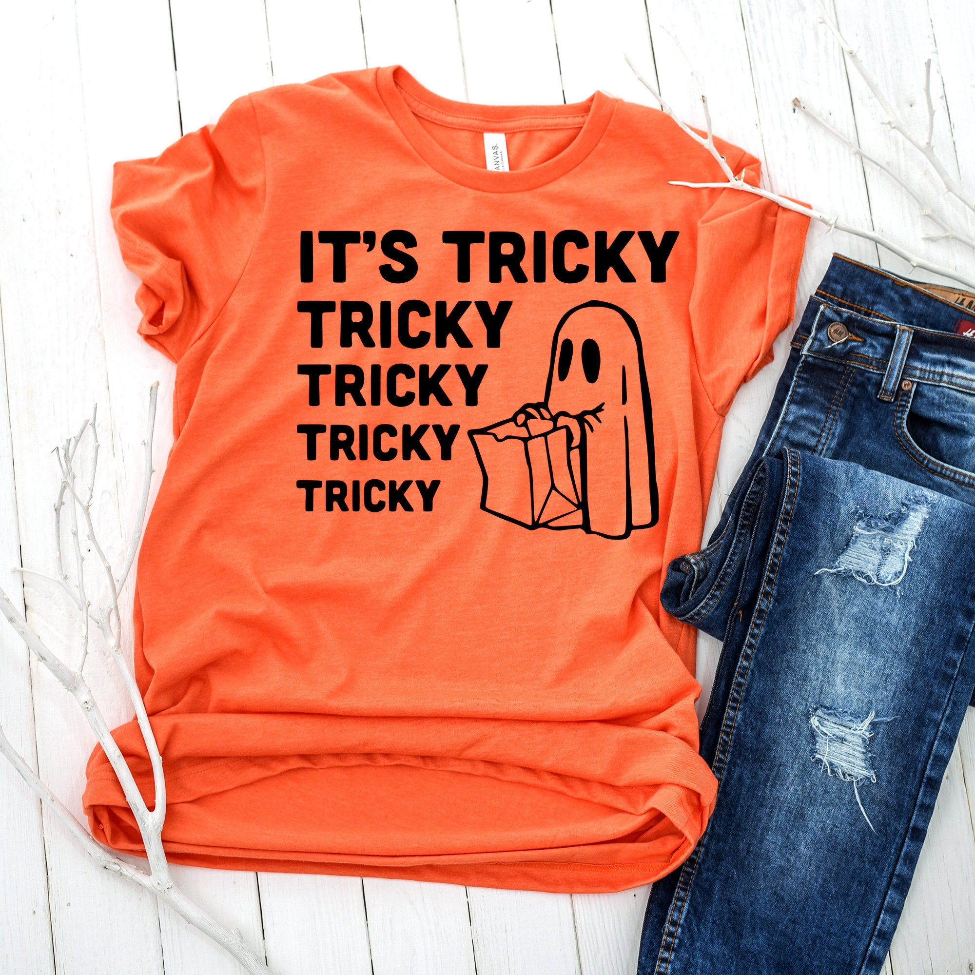 It's Tricky Tricky Tricky T Shirt Tricky T Shirt Ghost | Etsy
