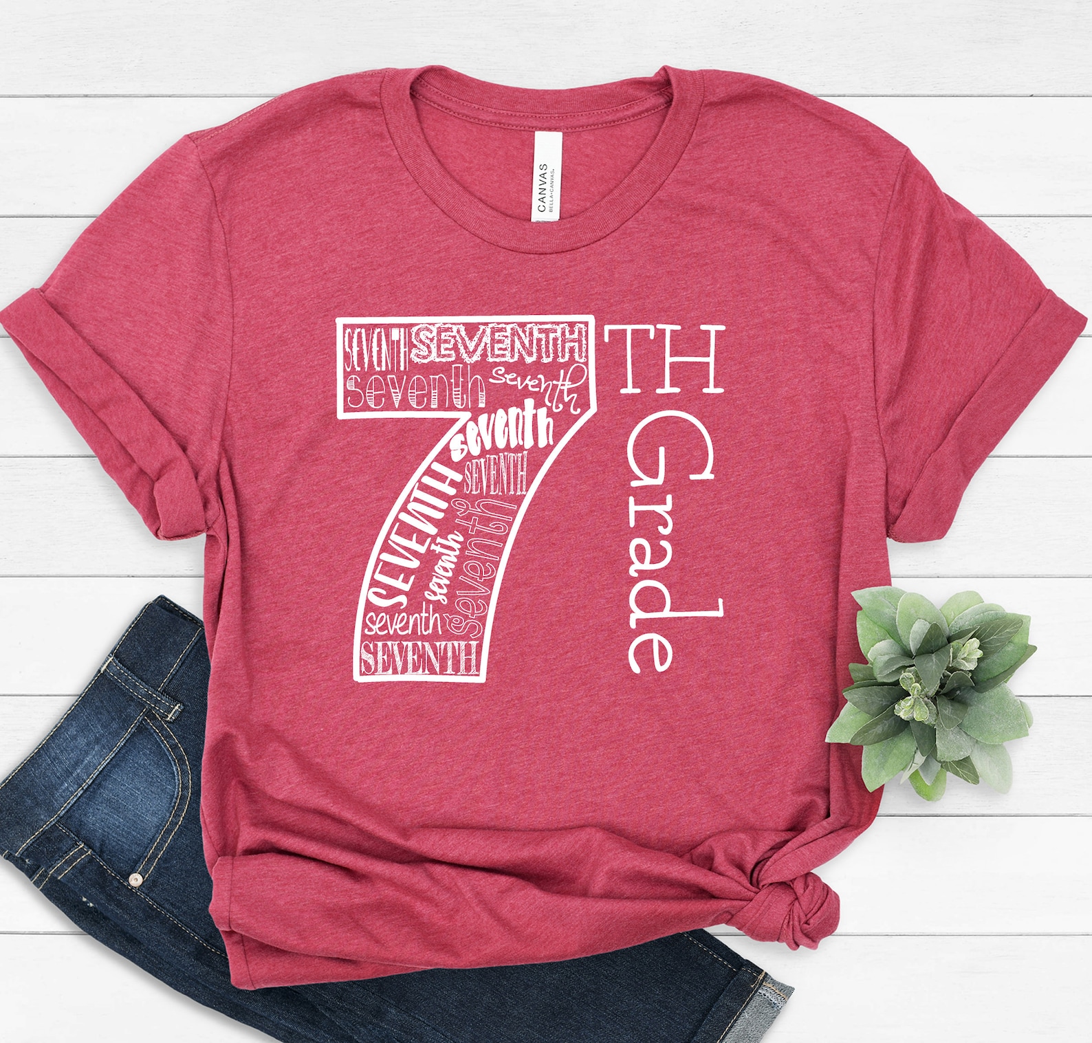Seventh Grade Shirt ,seventh Grade Teacher Shirt, 7th Grade Shirt ...