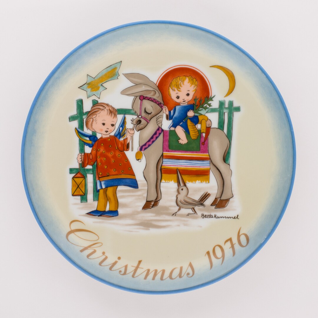 Vintage Sister Berta Hummel Christmas Plate (1976) "sacred Journey" by ...